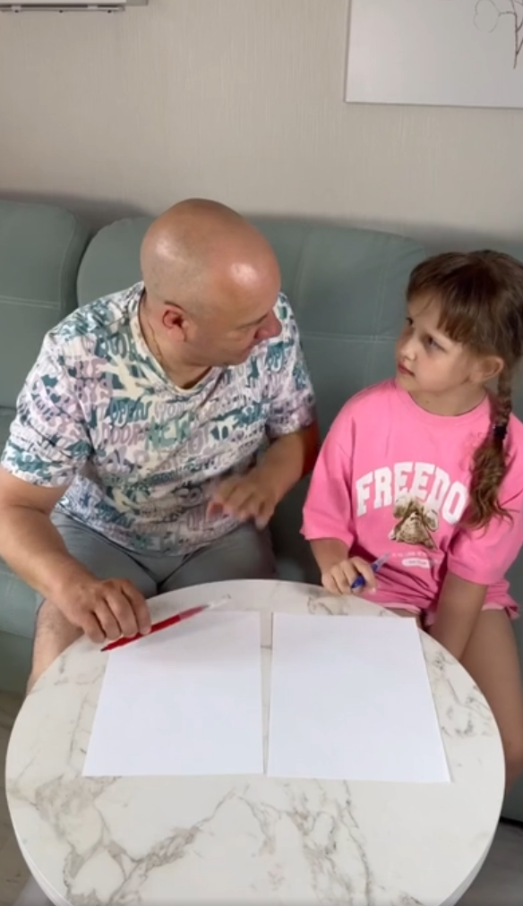 Teaching my daughter heartwarming precious moments of learning and bonding