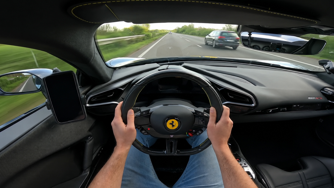 Ferrari 296 GTB Assetto Fiorano in Duitse spits gereden