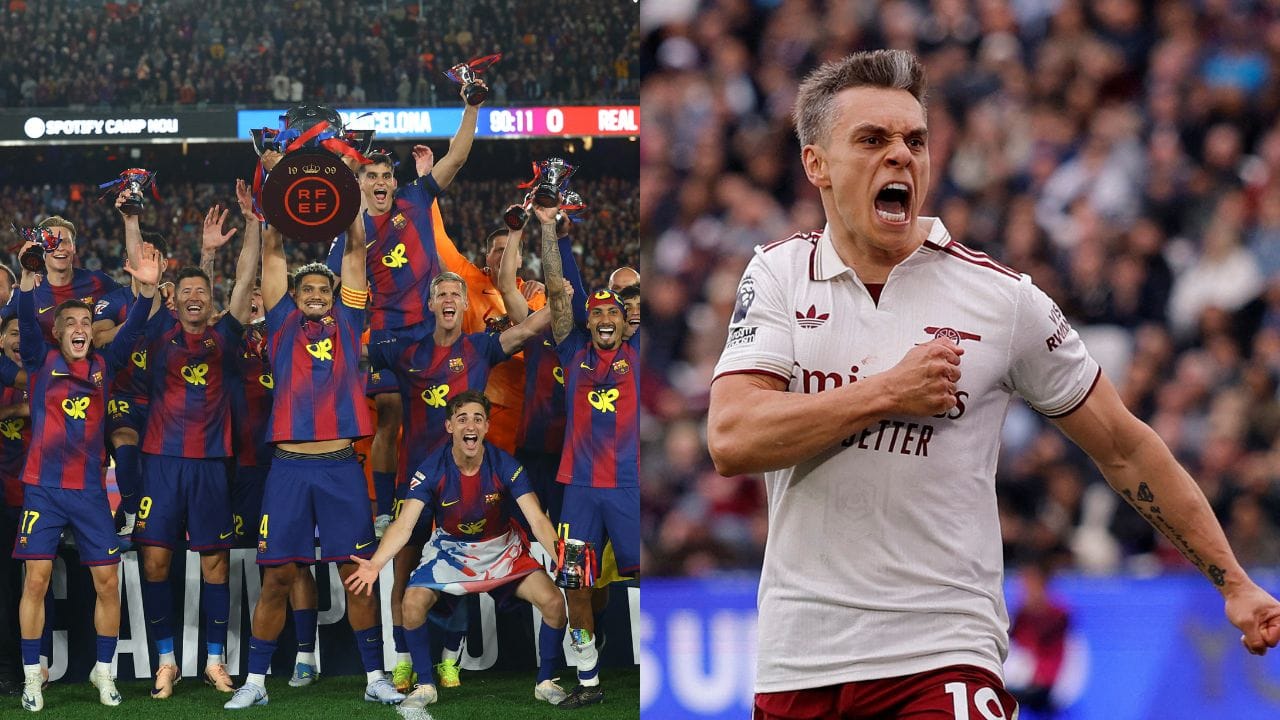 Football round-up: Barcelona lift La Liga trophy with El Clásico win ...