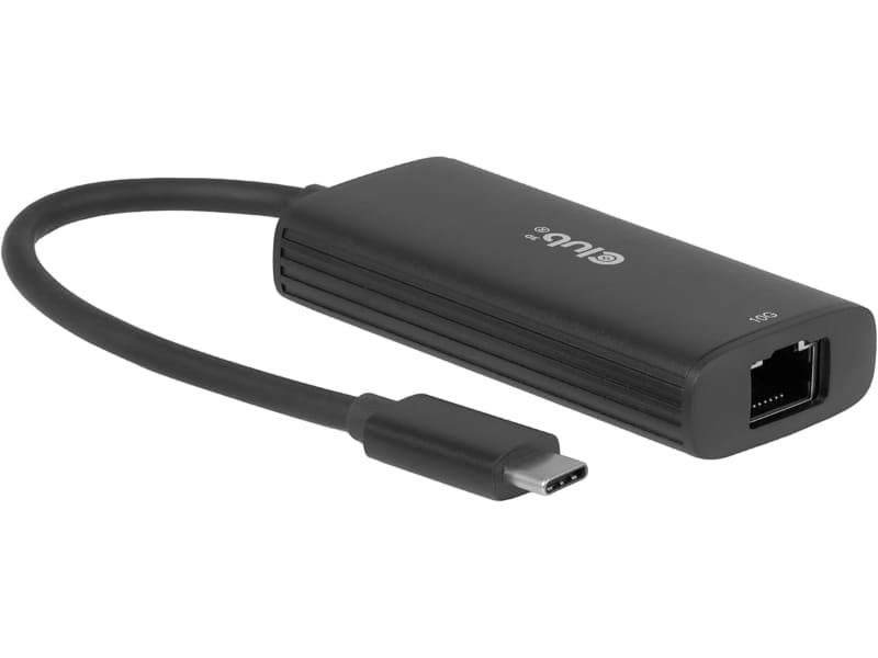 Club 3D、1万1,800円の10GbE対応USB Type-C有線LANアダプタ