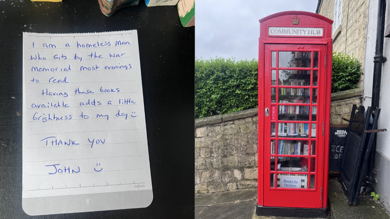 ‘Adds a little brightness to my day’: Heartfelt note left by homeless ...