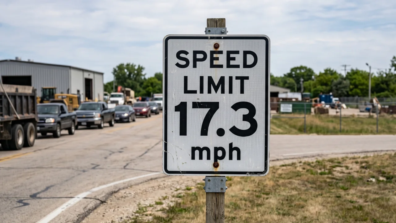 A 17.3 mph speed limit sounds like a typo but Wisconsin officials say ...