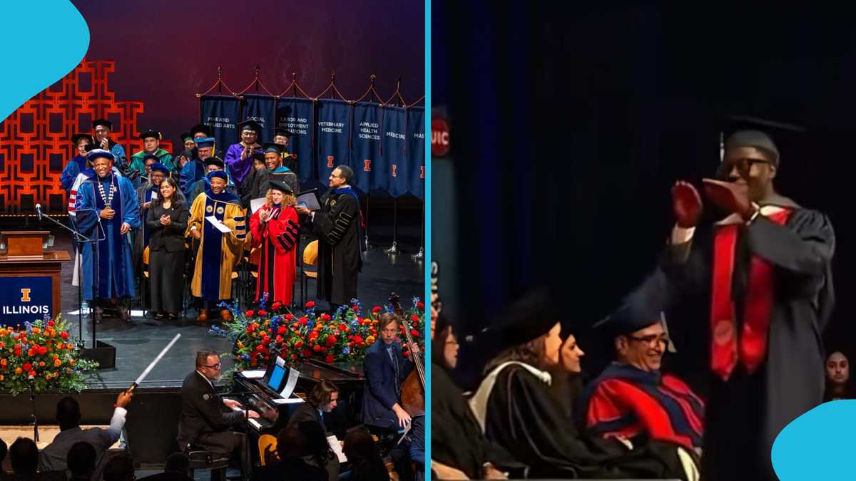 Ghanaian student brings energy to US graduation ceremony with viral dance