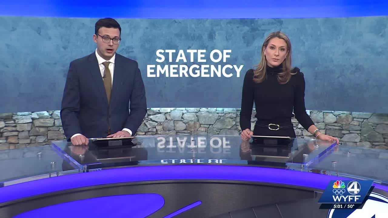 Carolinas declare state of emergency ahead of winter storm