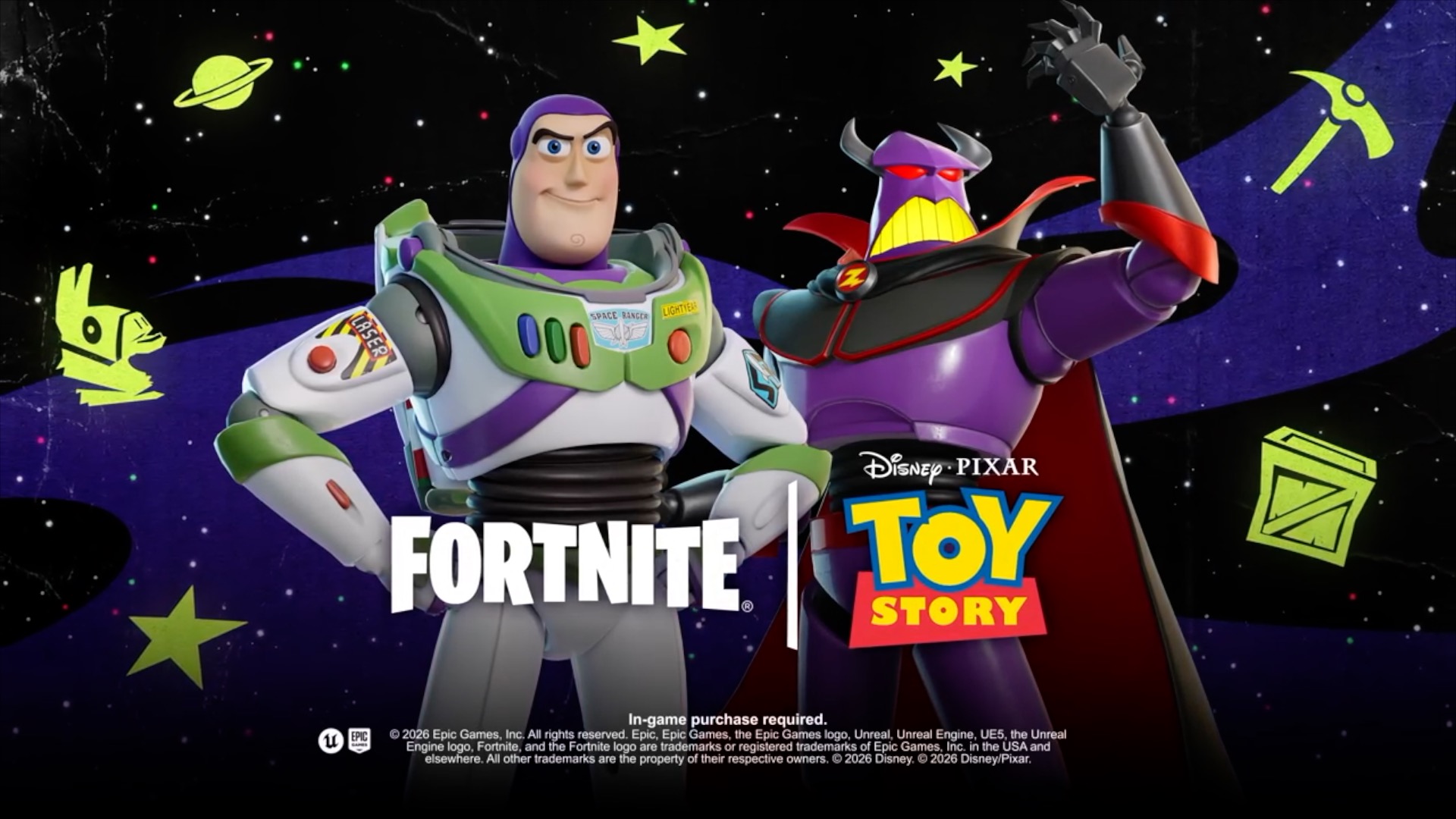 Fortnite official Buzz Lightyear and Emperor Zurg reveal trailer