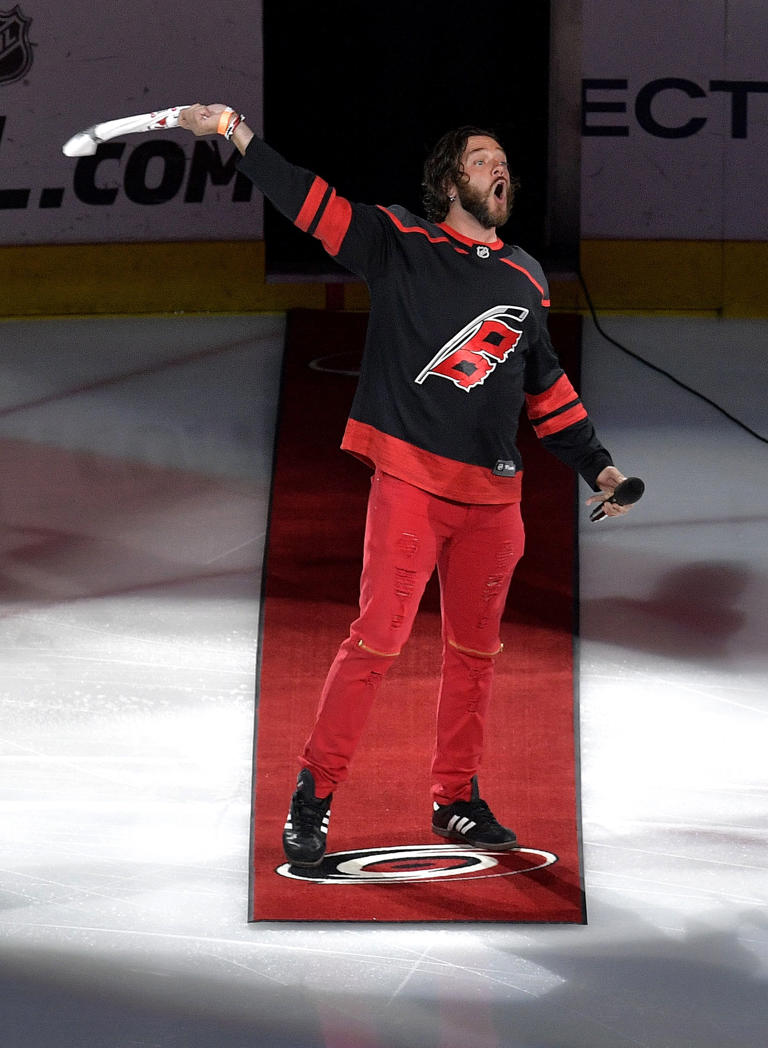 The Hurricanes anthem singer again has a national audience