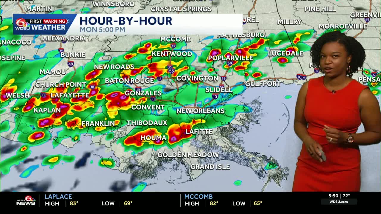 Impact Day: Heavy rain, strong storms expected Monday afternoon in your ...