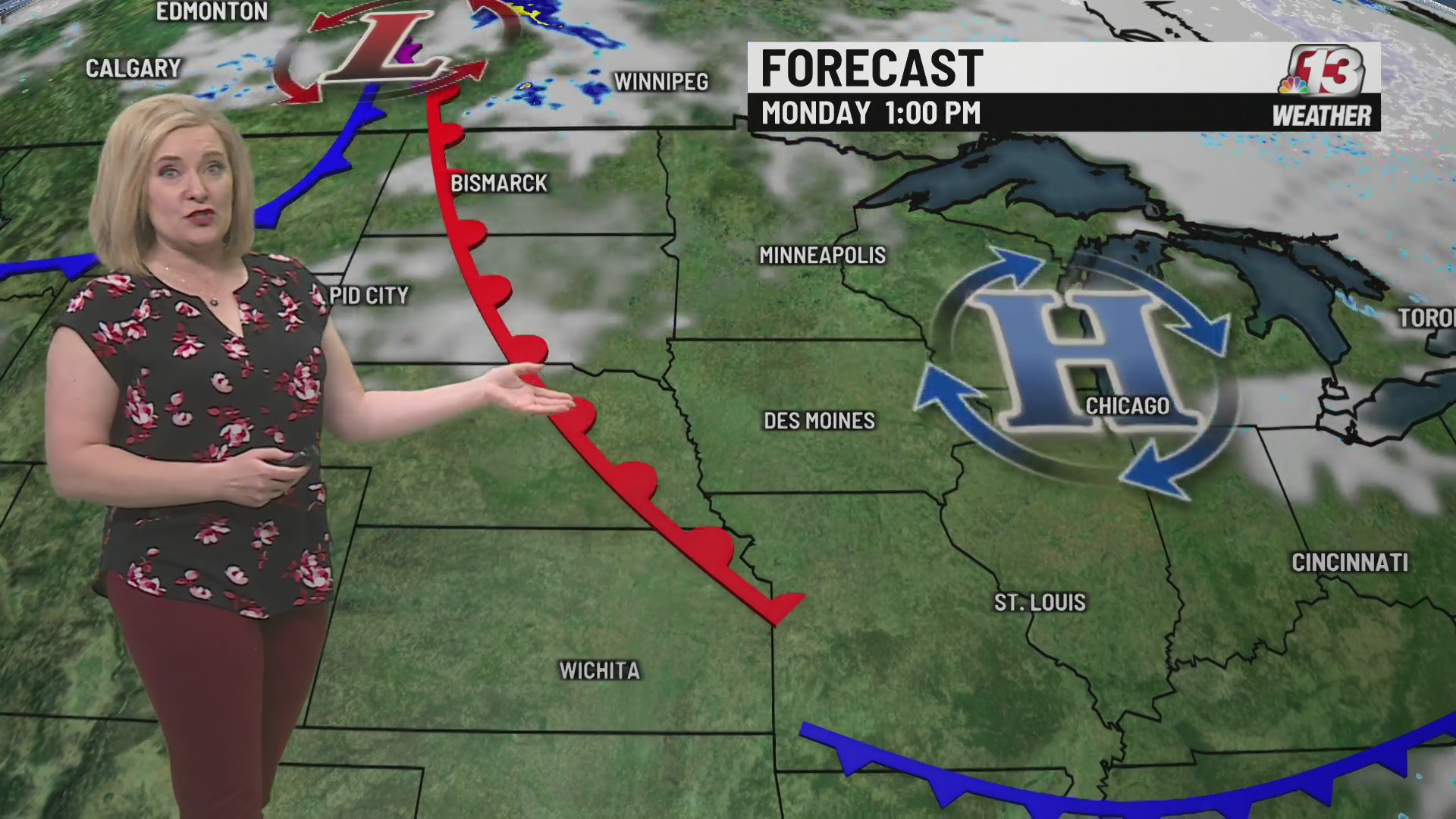 Megan Salois' Monday Forecast