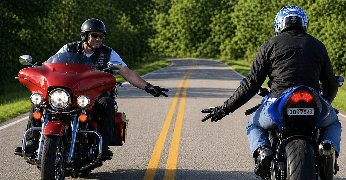 The hidden history behind the motorcycle wave and nod