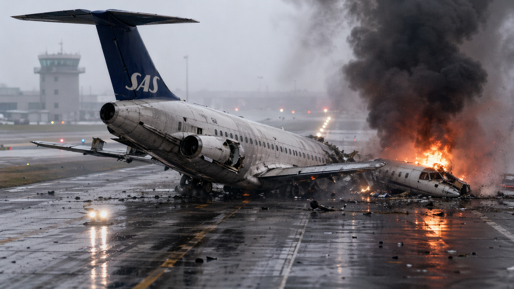 McDonnell Douglas MD-87 crashed in Italy after a wrong turn in fog