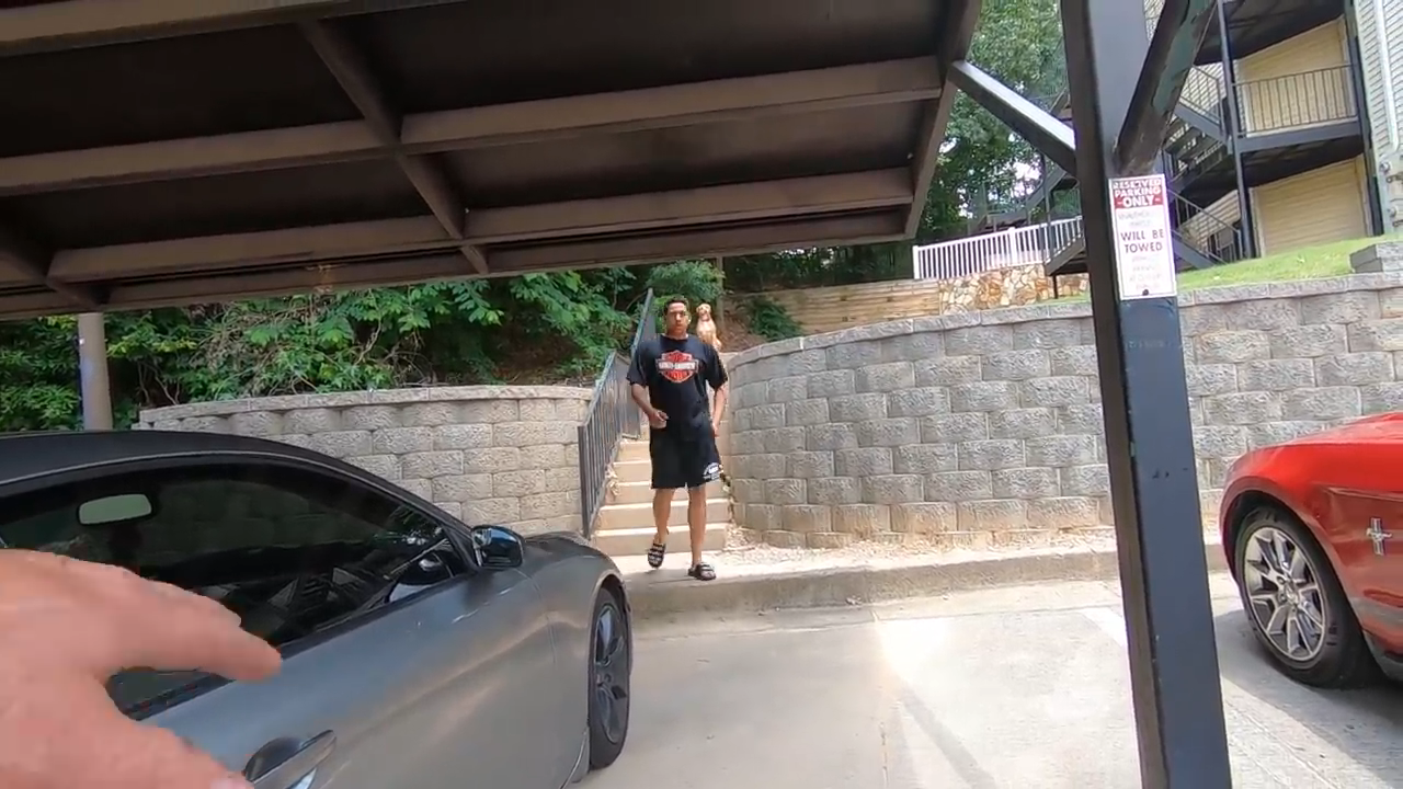 She’s screaming at him - he humiliates her in front of everyone