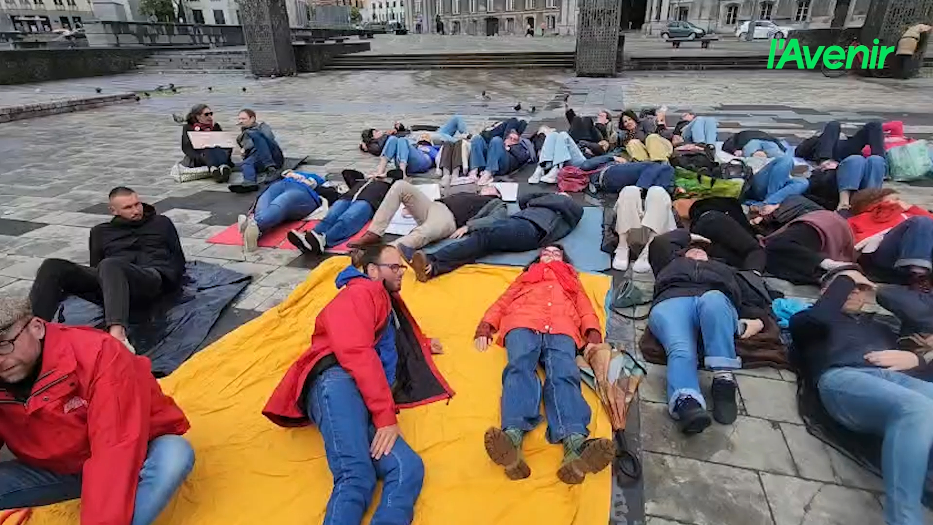 Manifestation des enseignants à Liège