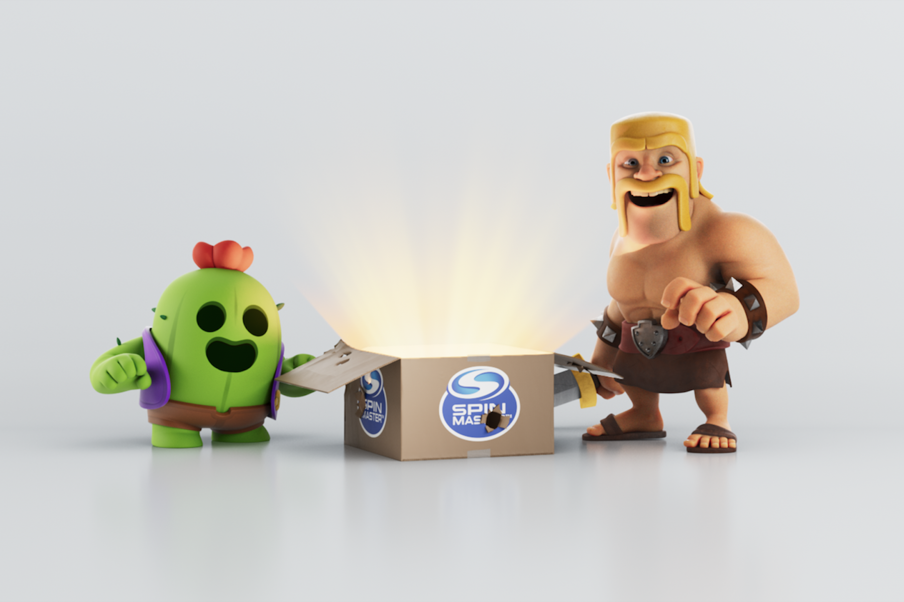 Clash of Clans, Royale, Brawl Stars toys set from Supercell, Spin Master