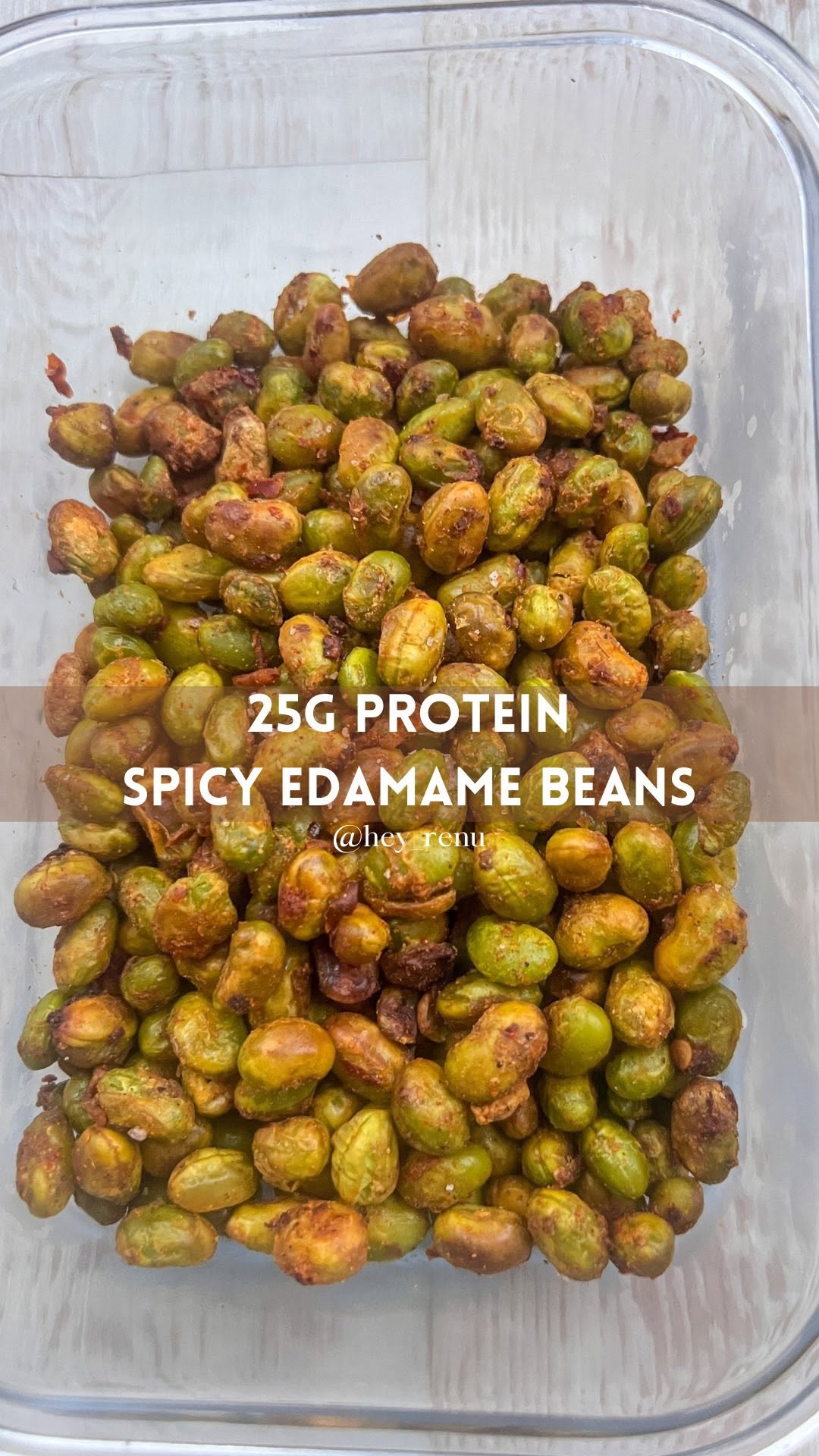 High protein spicy edamame snack you’ll keep craving