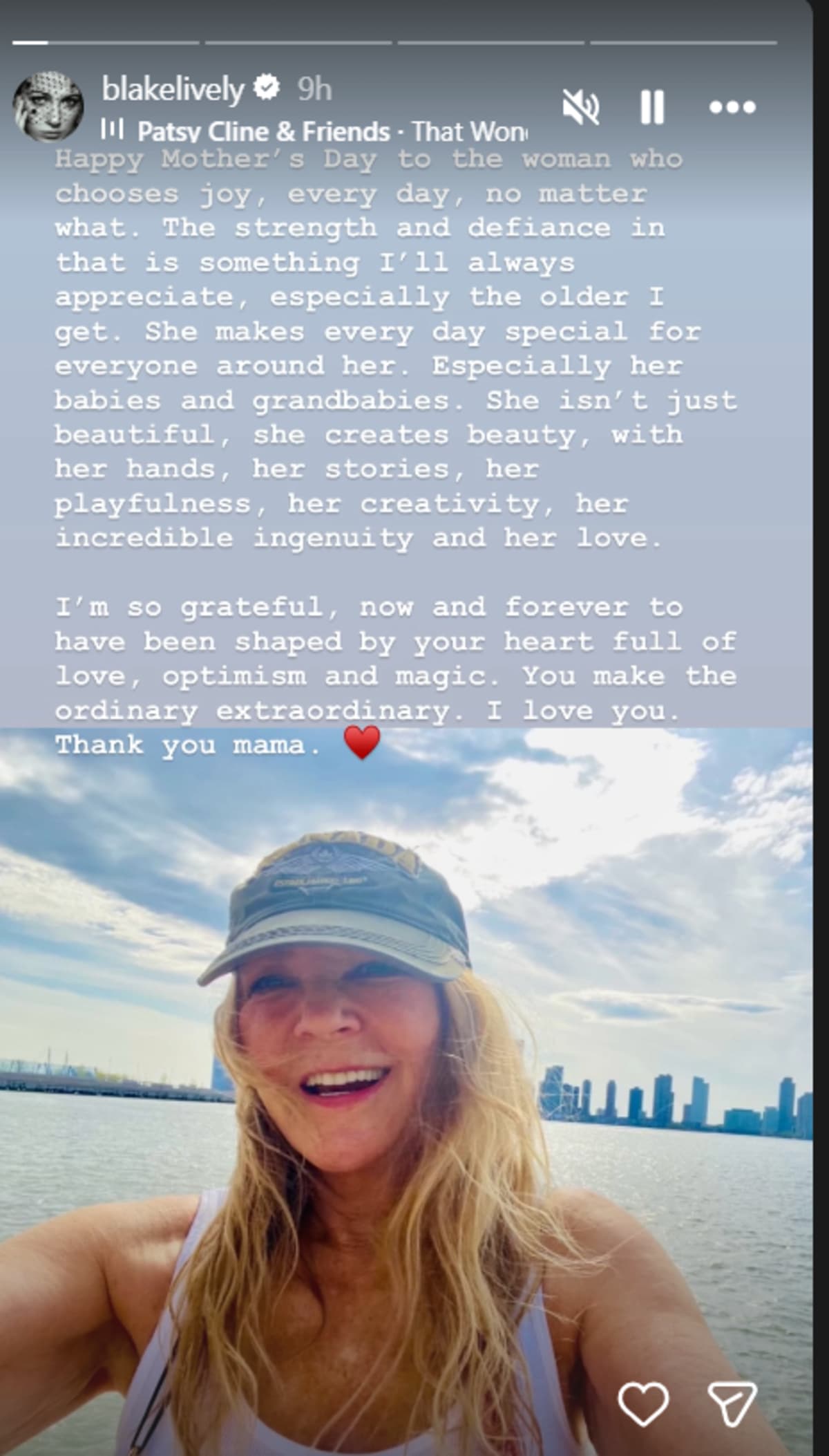 Blake Lively honors mom Elaine after Justin Baldoni legal battle ...
