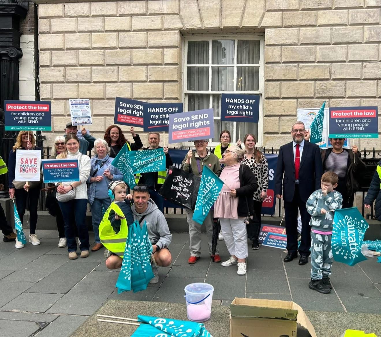 Demo to protect children's rights held in Doncaster
