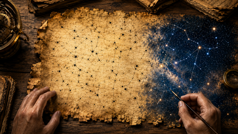 The universe hidden in ink: A 2,000-year-old lost map of the night sky ...