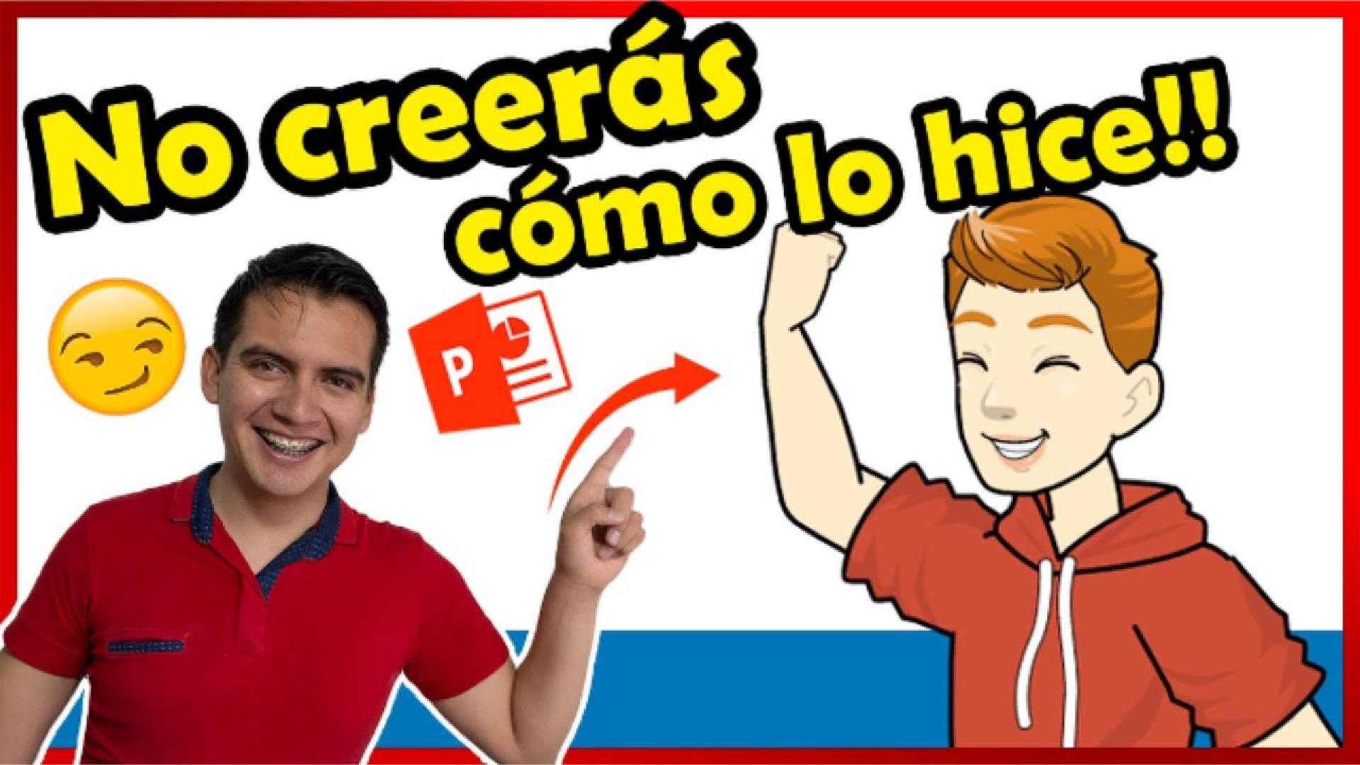 Crea un personaje de dibujos animados en PowerPoint de forma súper ...