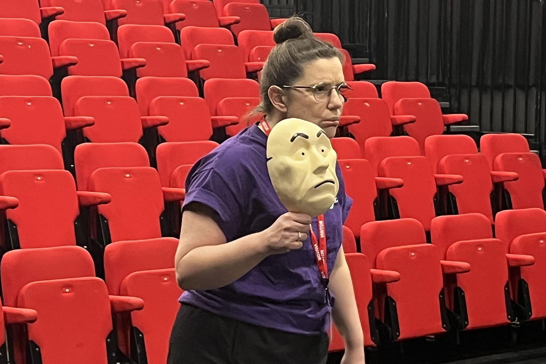 In pictures: Masks unlock new performance skills for performing arts ...
