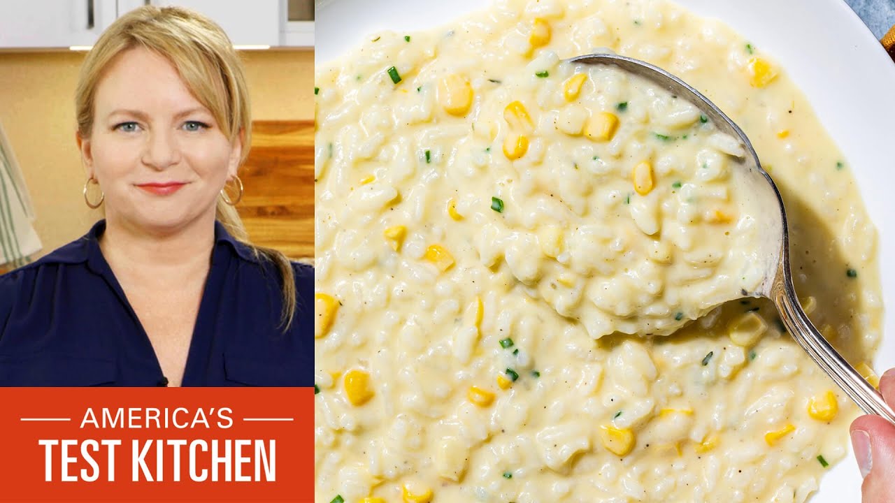 Creamy fresh corn risotto that tastes like peak summer in a bowl