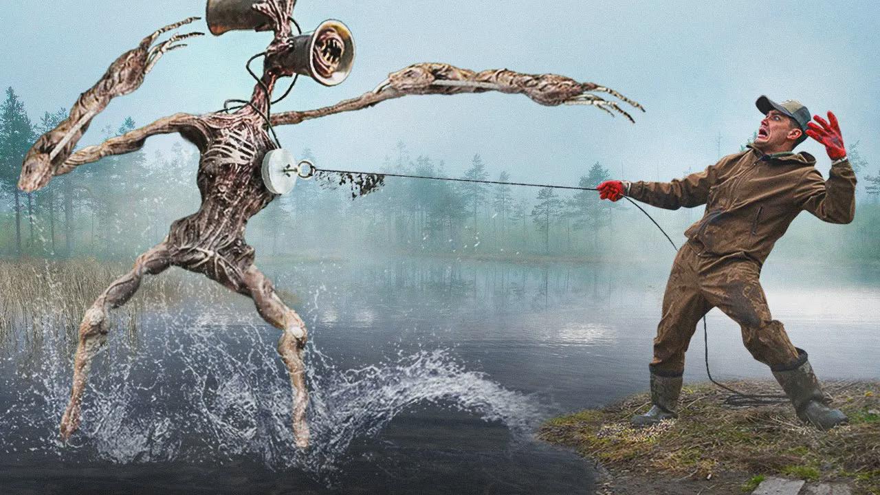 I found a Siren Head while magnet fishing!
