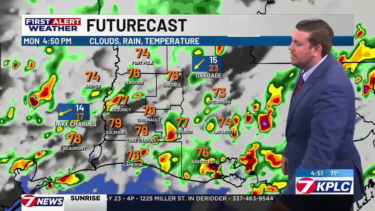 First alert forecast: Few showers and storms to start the week, ahead ...