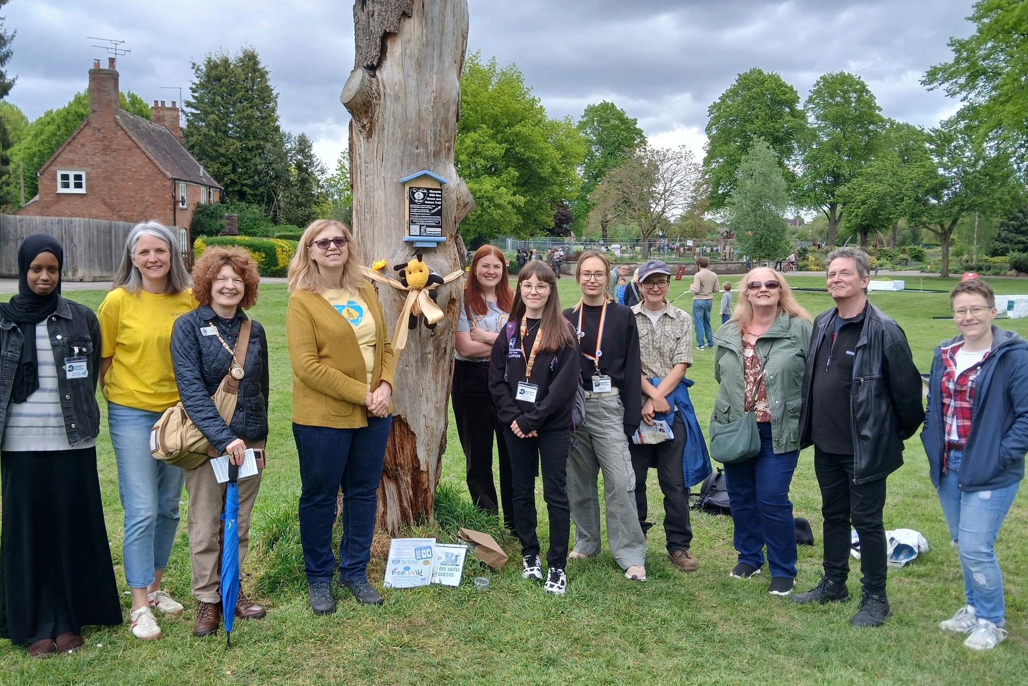 Warwick's new bee trail is buzzing with new residents after launch