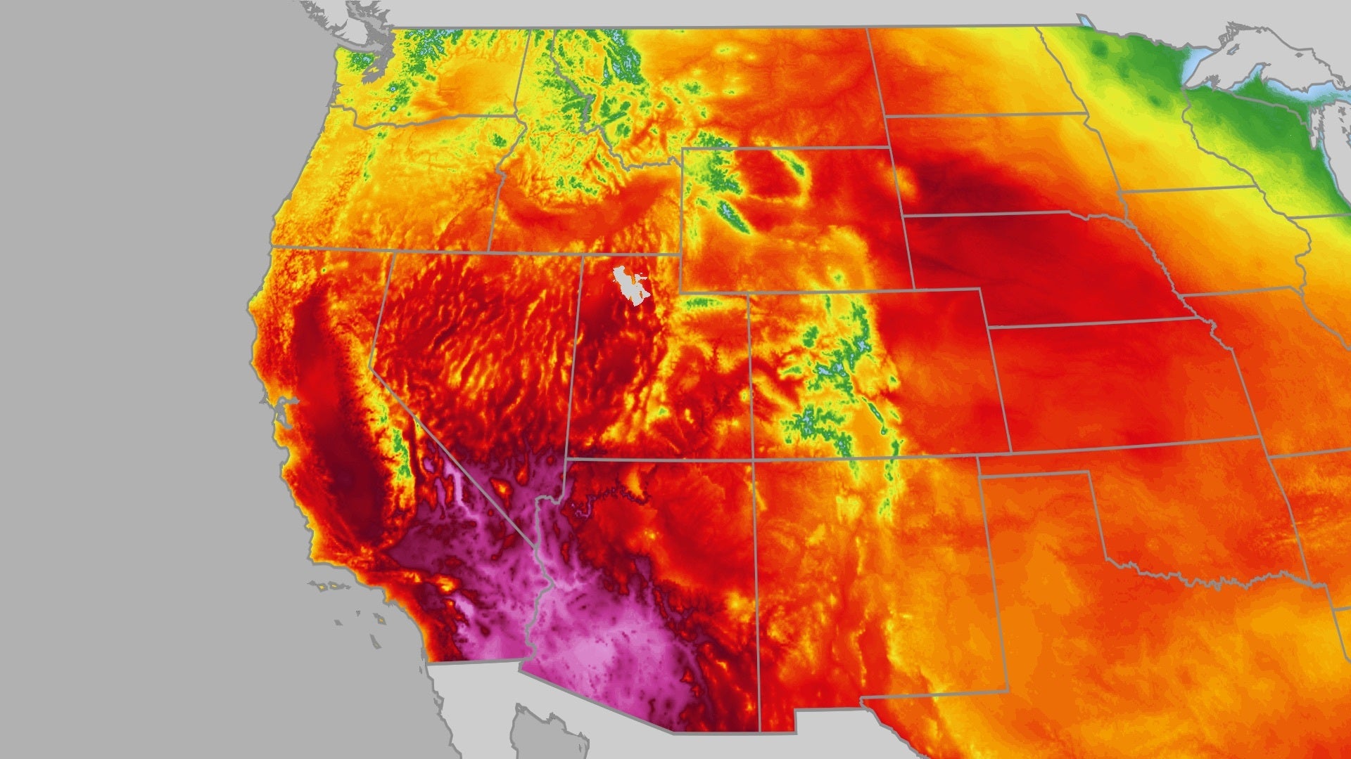 Record heat builds eastward this week