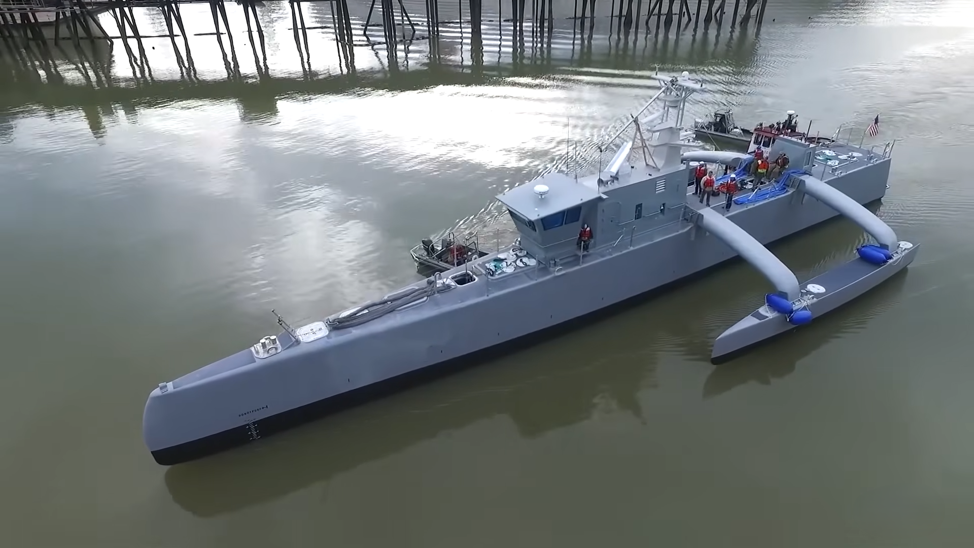 The US built this ghost ship to patrol the oceans alone