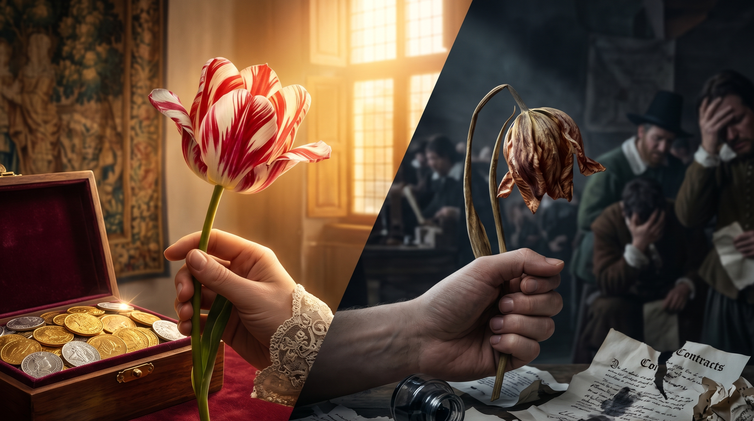 A flower became fortune… then the illusion collapsed