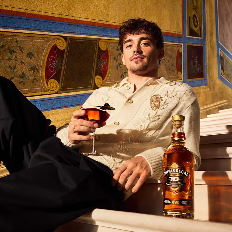 Charles Leclerc teams up with Chivas Regal