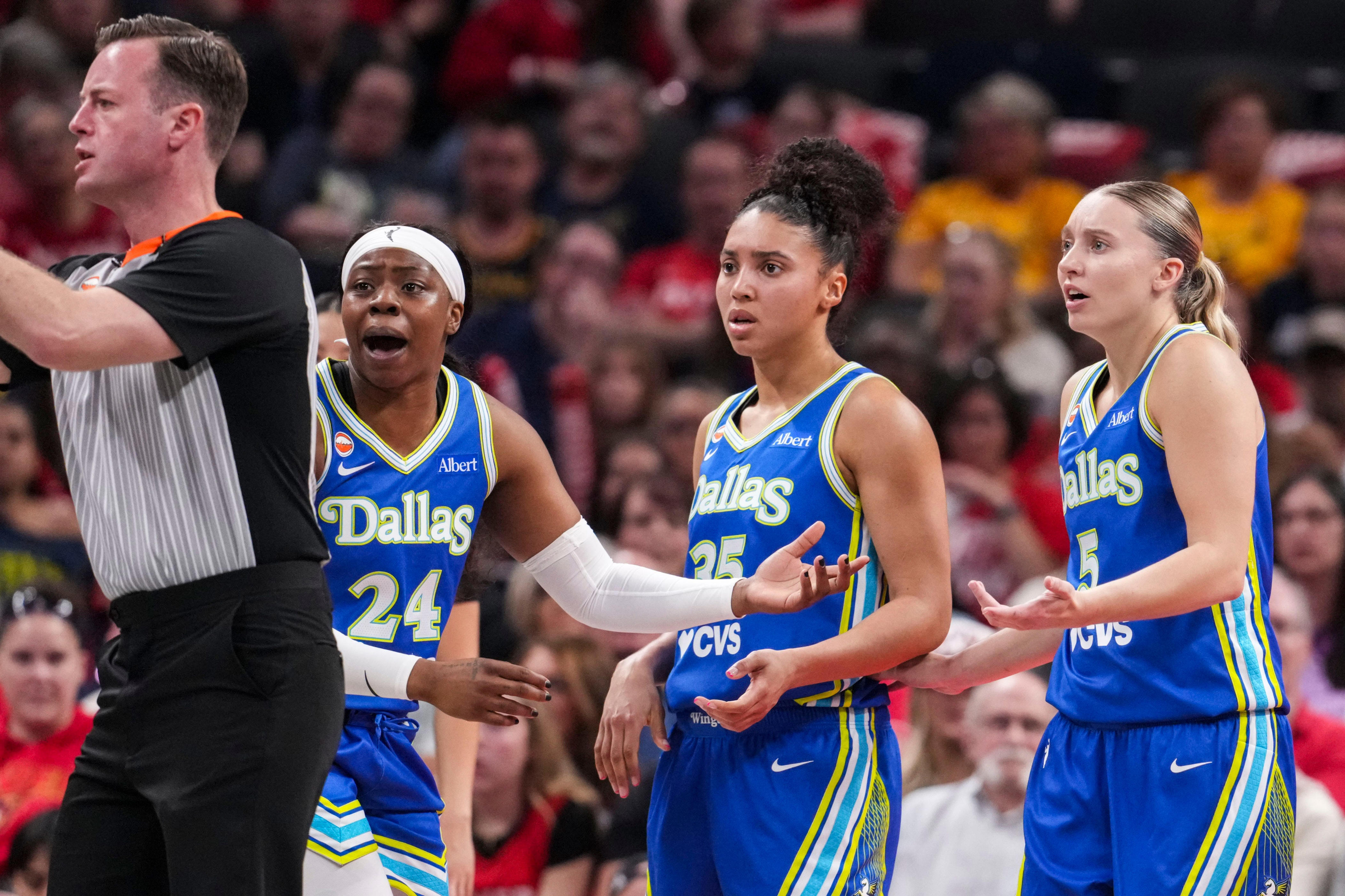 Dallas faces Las Vegas following Ogunbowale's 22-point outing