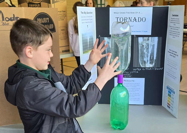 Photos: Trinity Lutheran School holds science fair