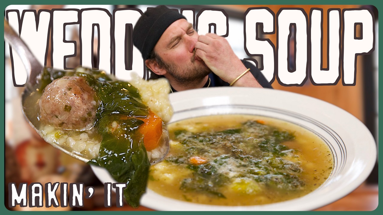Learn how to simmer a comforting bowl of traditional Italian wedding soup