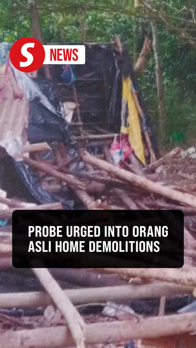 Peka seeks RCI over demolition of Orang Asli homes in Pekan