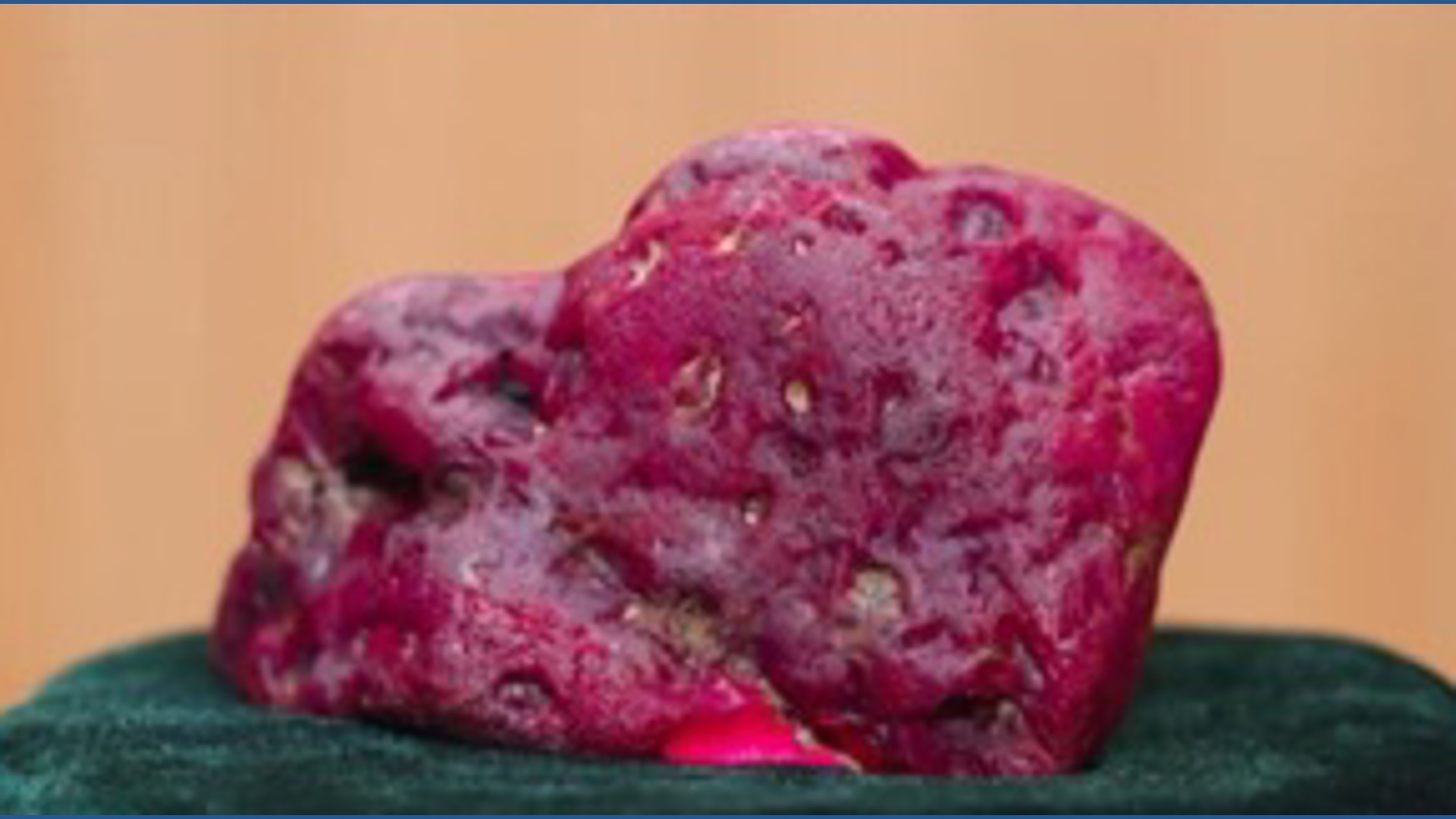Massive ruby unearthed