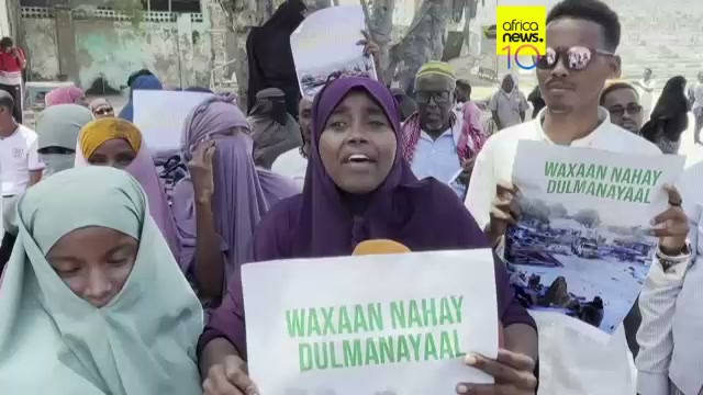 Somali security forces open fire on protesters in Mogadishu, killing one