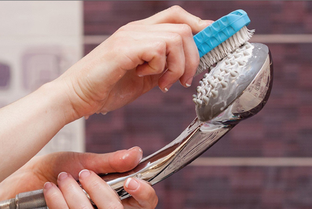 Cleaning experts explain how to clean a showerhead and remove buildup