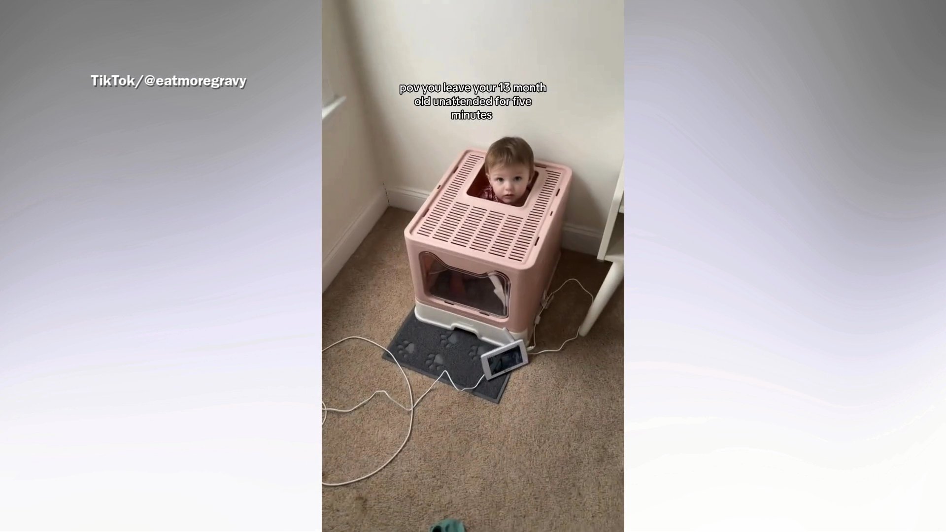 Mom leaves 13-month-old unattended for 5 minutes, shock at where he gets to