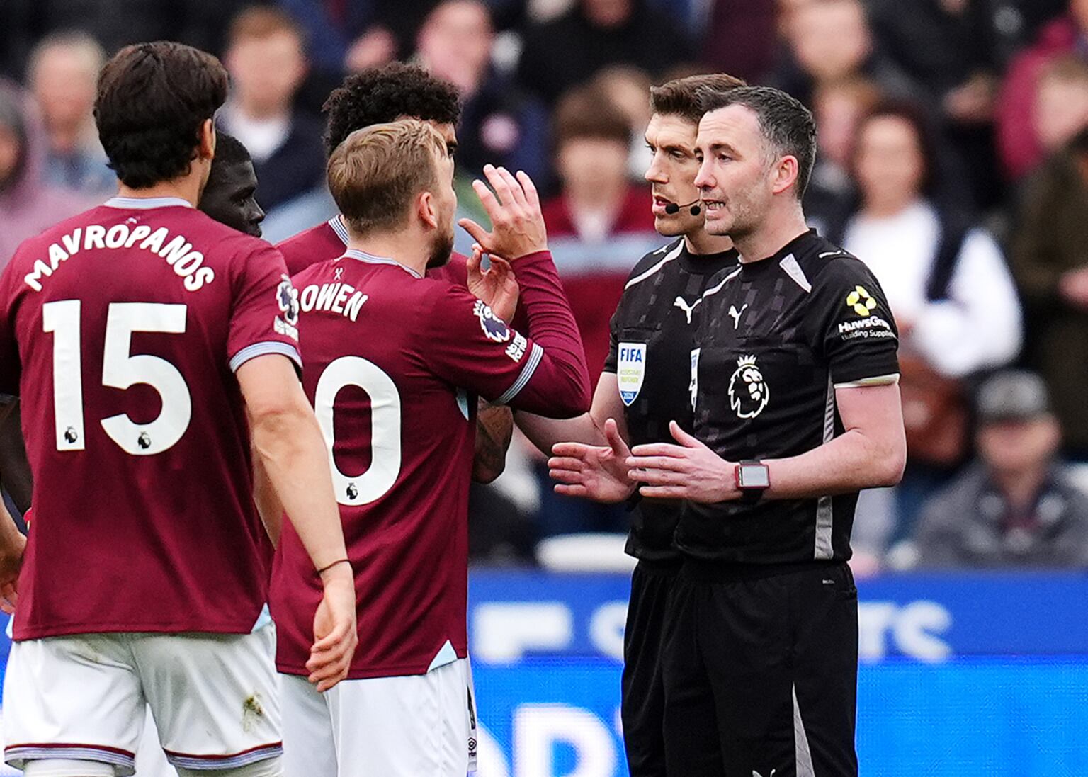 Ref and VAR praised for ‘really good teamwork’ in disallowing of West ...