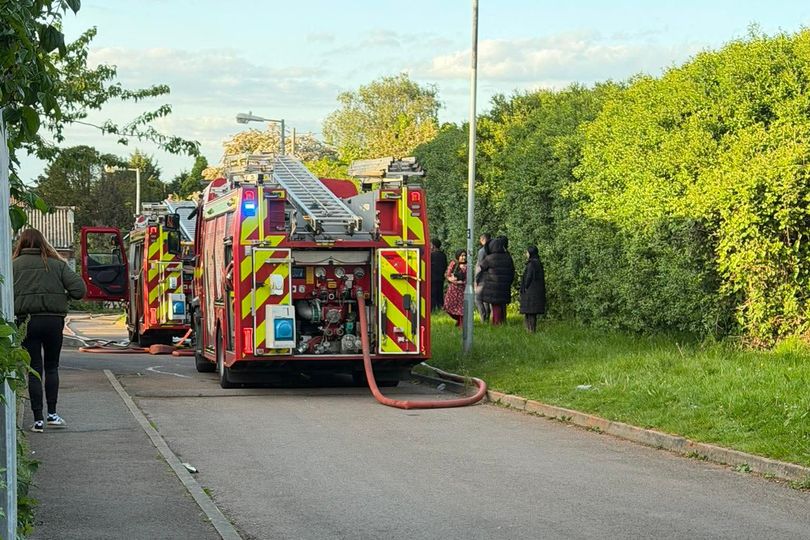 Hillfields abandoned building fire suspected arson