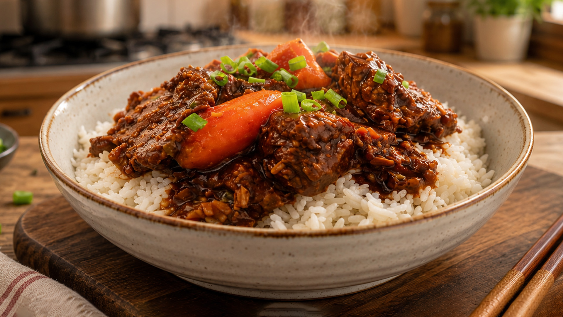 Braised beef brings deep flavor with simple ingredients