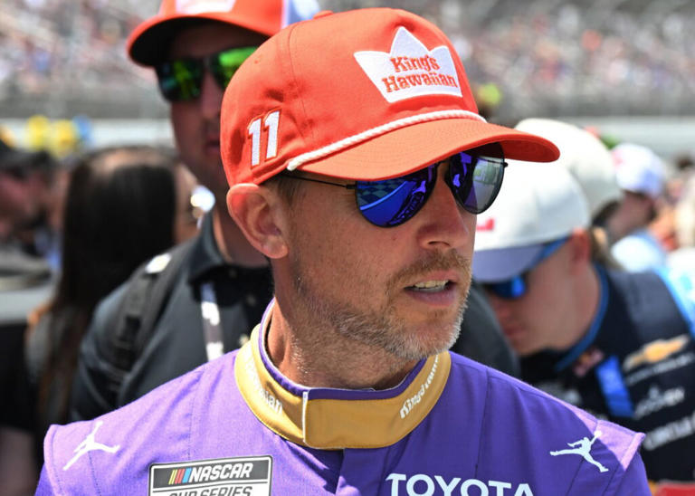 Denny Hamlin upset over NASCAR management costing his Coca-Cola 600 victory