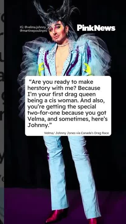 Velma/Johnny Jones makes herstory on Canada's Drag Race!