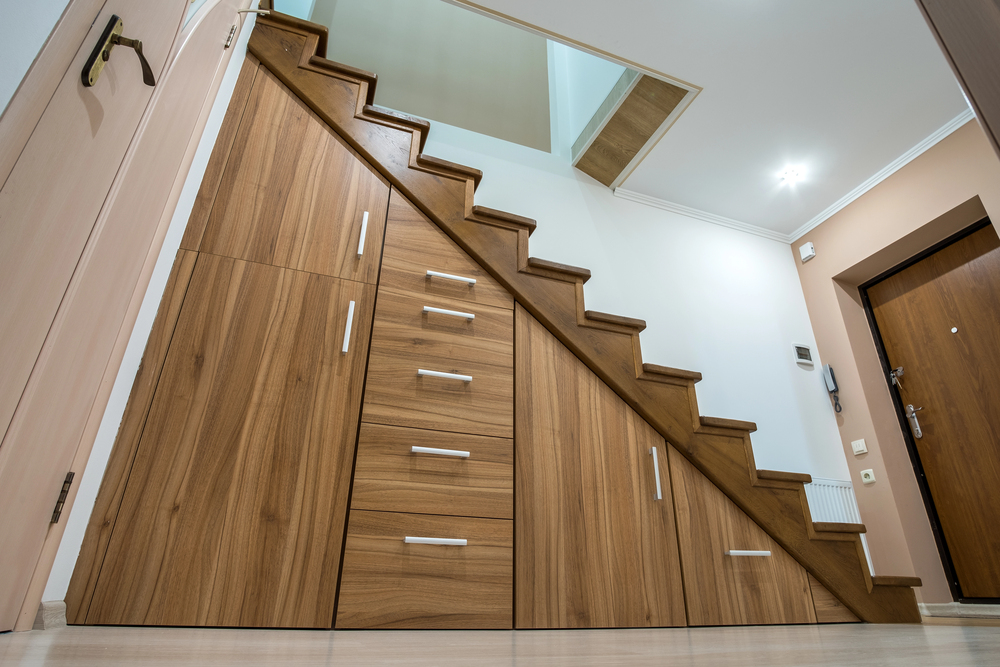 17 clever solutions for under the stairs storage