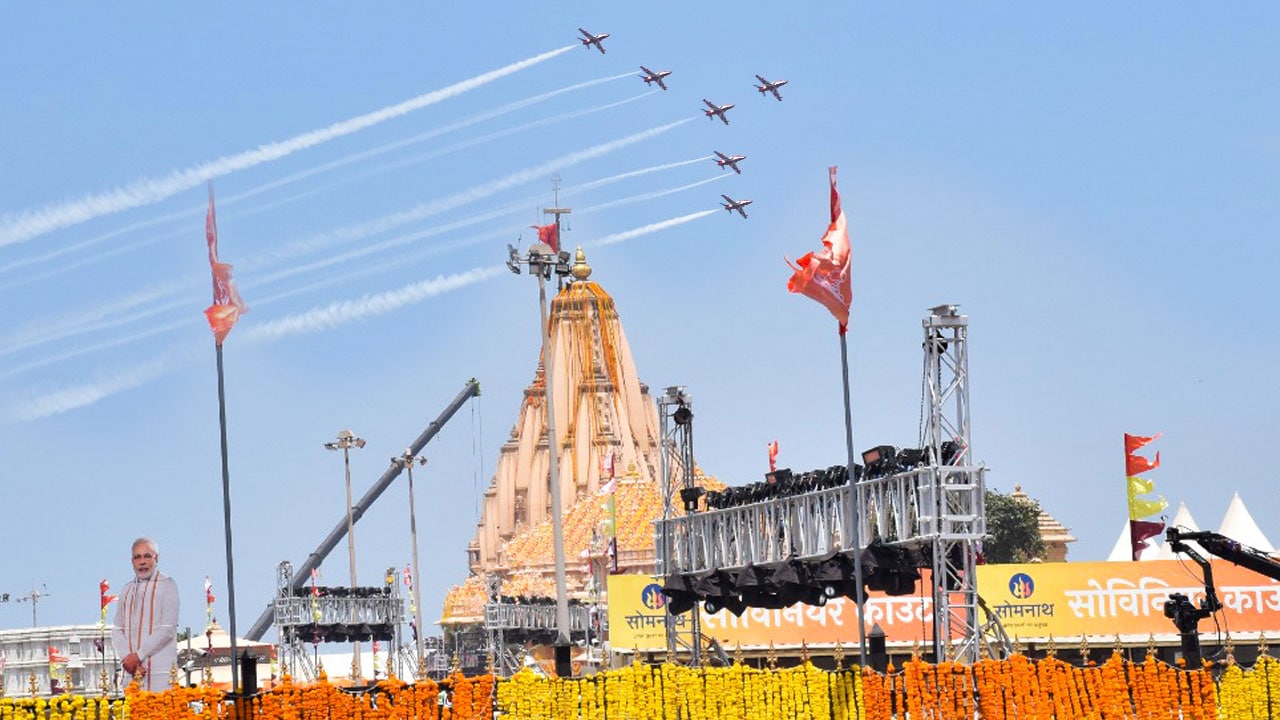 Ritual and symbolism mark PM Modi's grand Somnath temple visit