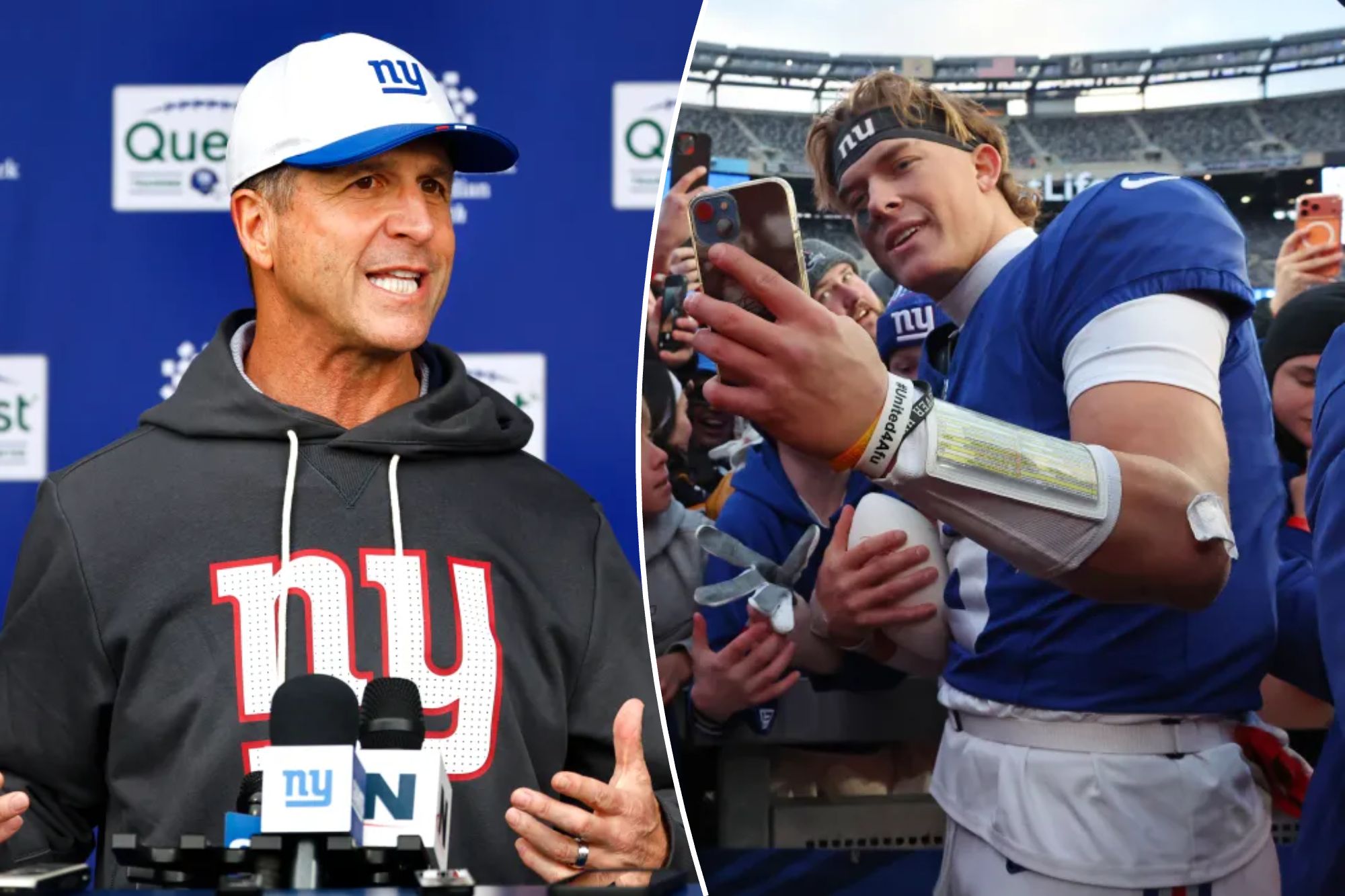 Giants to begin John Harbaugh era in primetime vs. Cowboys as NFL ...