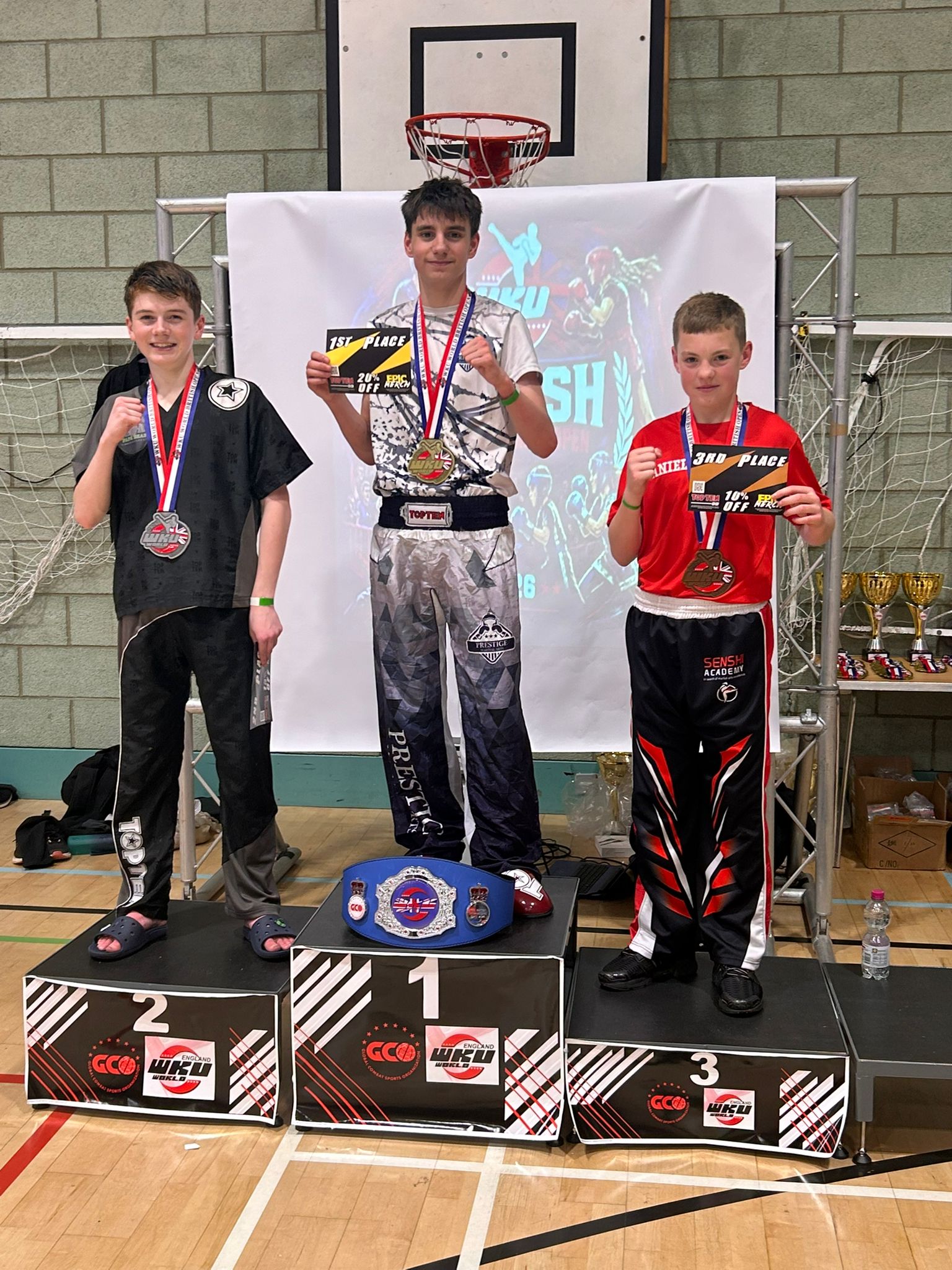 Young talent shines at WKU British International Kickboxing Open