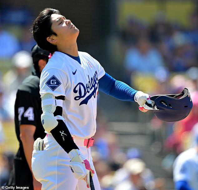 Shohei Ohtani's alarming slide continues as $700million Dodgers star ...