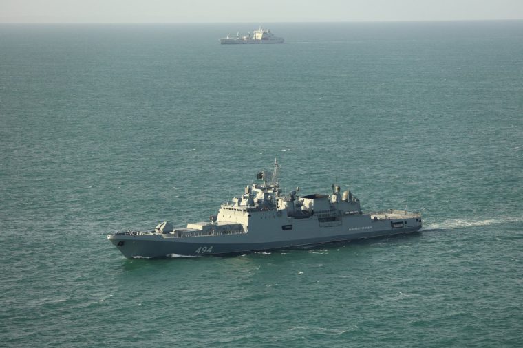 Russian frigate spotted in UK waters as Putin brazenly steps up his ...